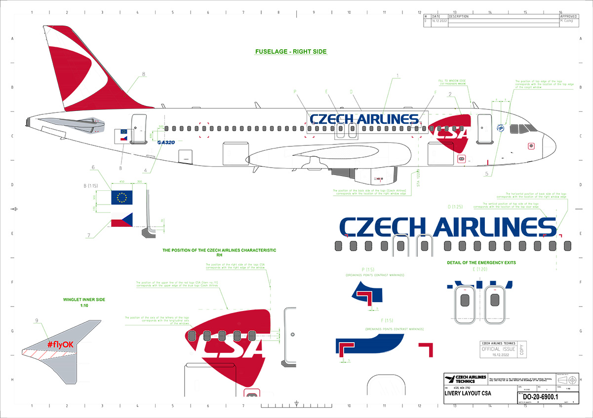 Lakovna letadel | Czech Airlines Technics
